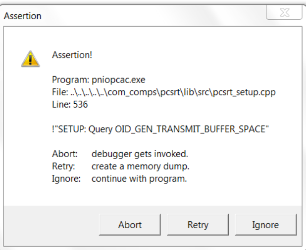 Assertion Error Software Hms how
